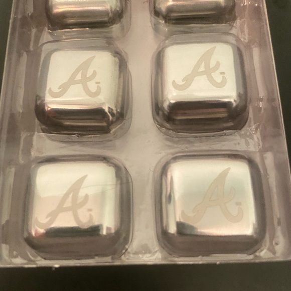 Atlanta Braves | Dining | Atlanta Braves Stainless Steel Ice Cubes ...